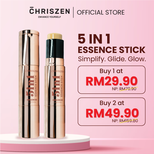 (COD) Chriszen Essence Stick Foundation Full Coverage | Shopee Malaysia