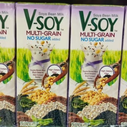 200g x 4 [NEW] Small Pack of 4 VSoy Soya Vsoy No Sugar added | Shopee Malaysia