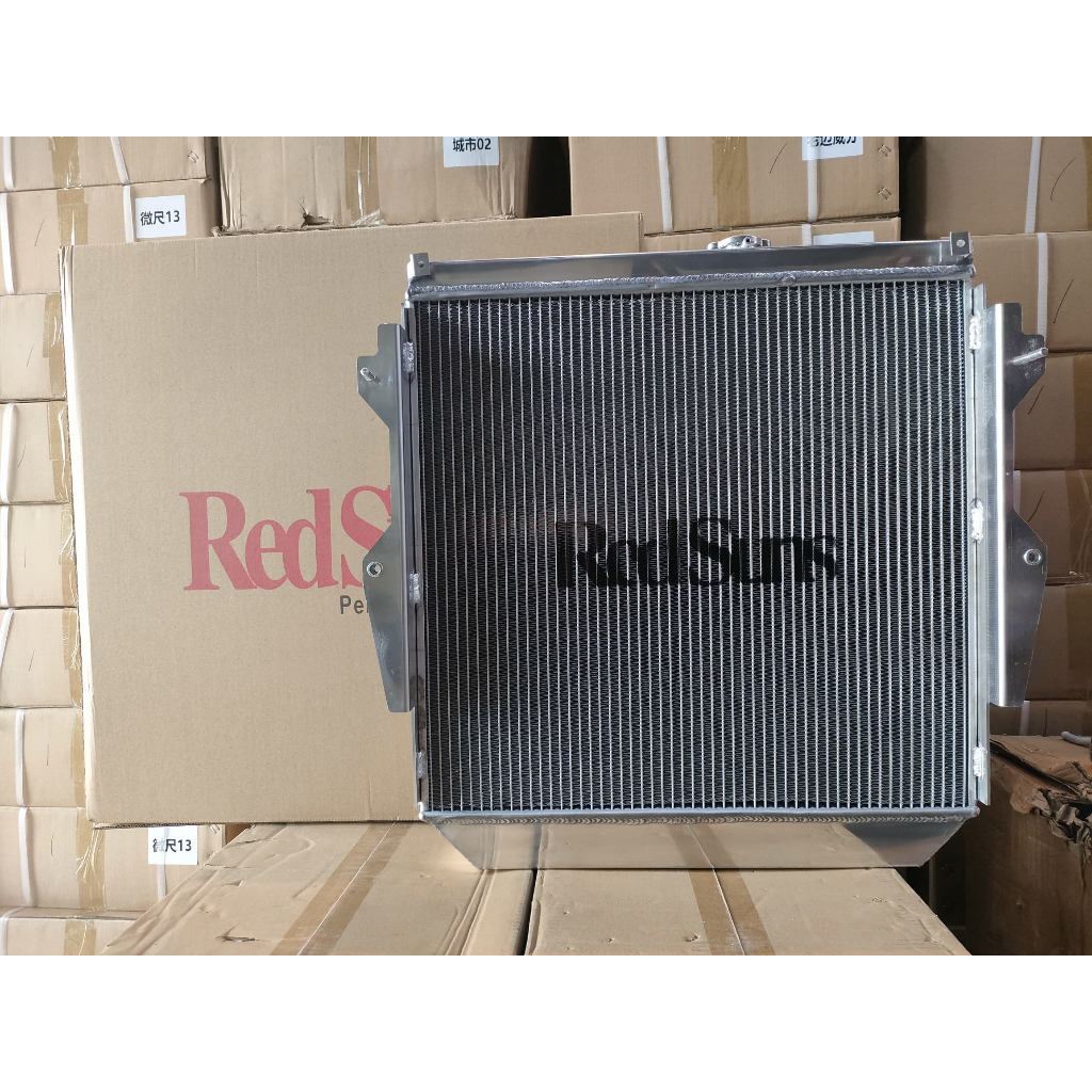 RedSuns Aluminium Radiator Toyota Landcruiser LC2 1KZ Diesel 3 Row (3 ...
