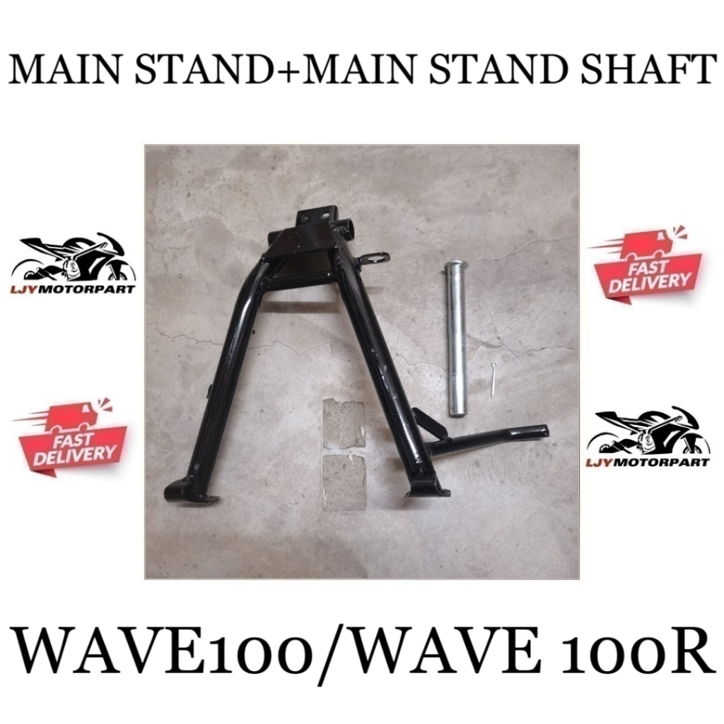 HONDA WAVE100 WAVE 100R MAIN STAND DOUBLE STAND TONGKAT TENGAH+MAIN ...