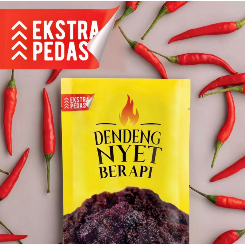 [EKSTRA PEDAS] DENDENG NYET BERAPI EKSTRA PEDAS(180gm) by KHAIRULAMING ...