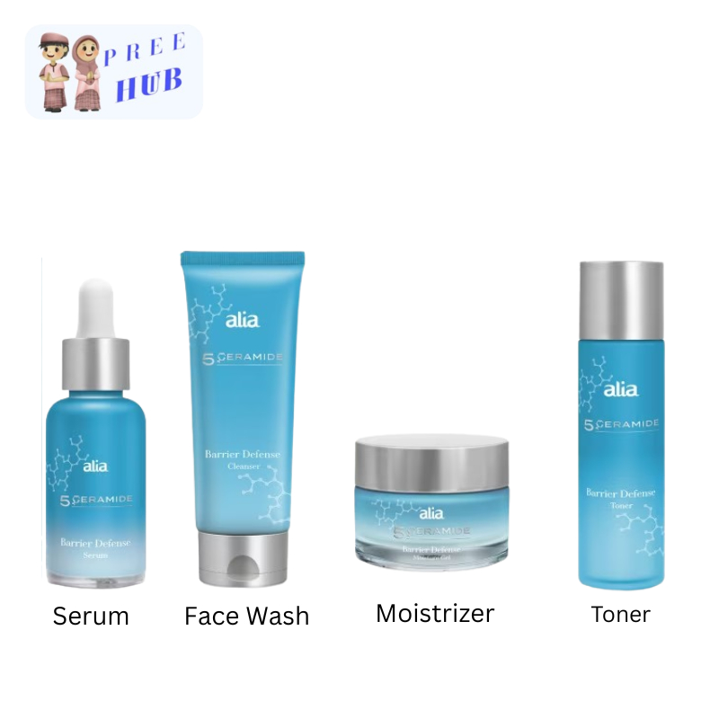 ALIA Ceramide Barrier Defense Serum/Face Wash/Moisturiser/Toner ...