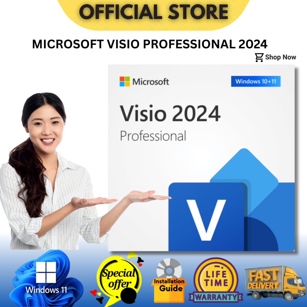 Microsoft Visio Professional 2024, ESD Bind Email | Shopee Malaysia