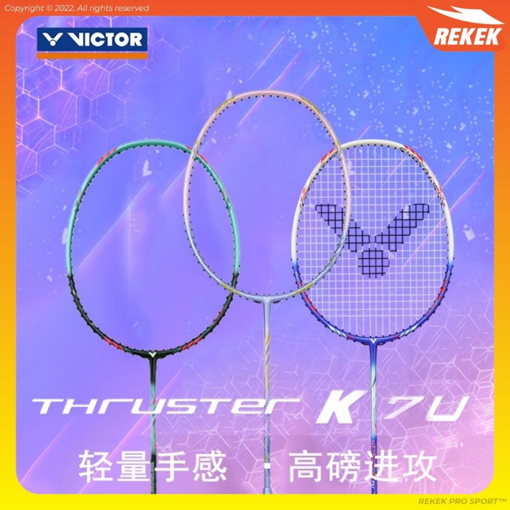 VICTOR Thruster K7U Raket Badminton Racket Original Victor | REKEK ...