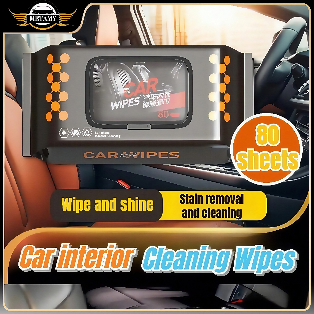 Car Interior Coating Wet Wipes for Effective Cleaning and Protection of ...