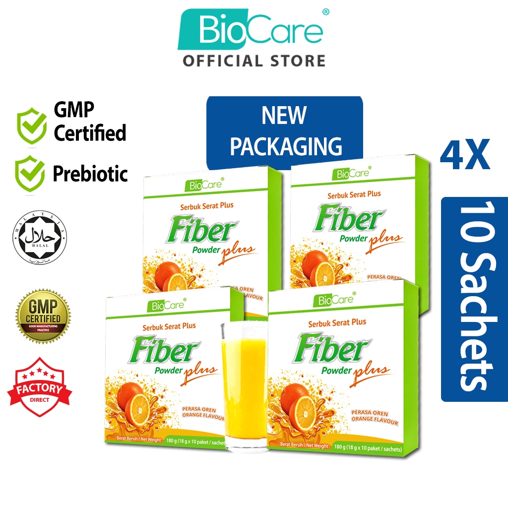 Biocare Fruits Fiber Plus 18g (Detox) (4 x 10's) | Shopee Malaysia