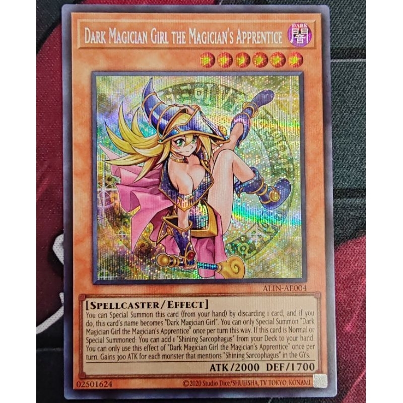 YUGIOH ALIN-AE004 Dark Magician Girl the Magician's Apprentice[UR] | Shopee Malaysia