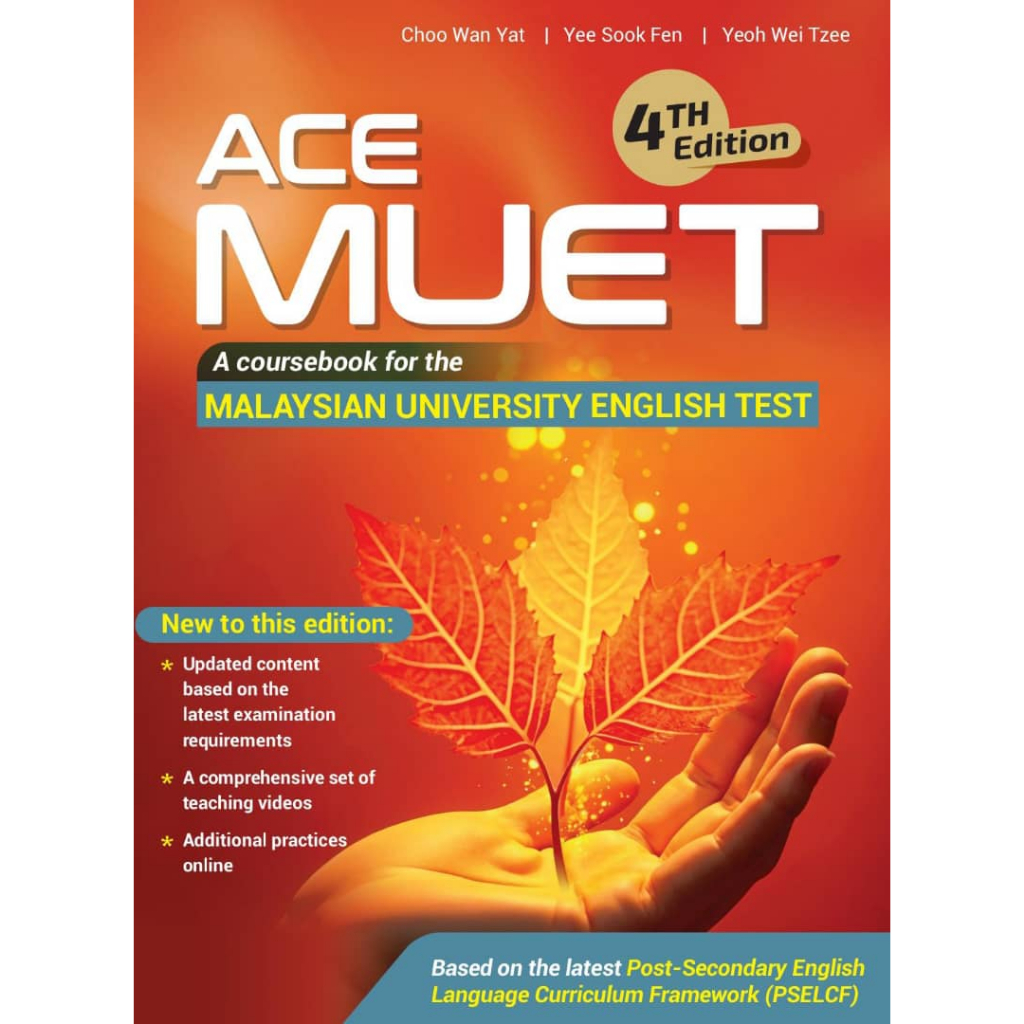 ACE MUET Course book 4th Edition 2025 | Shopee Malaysia