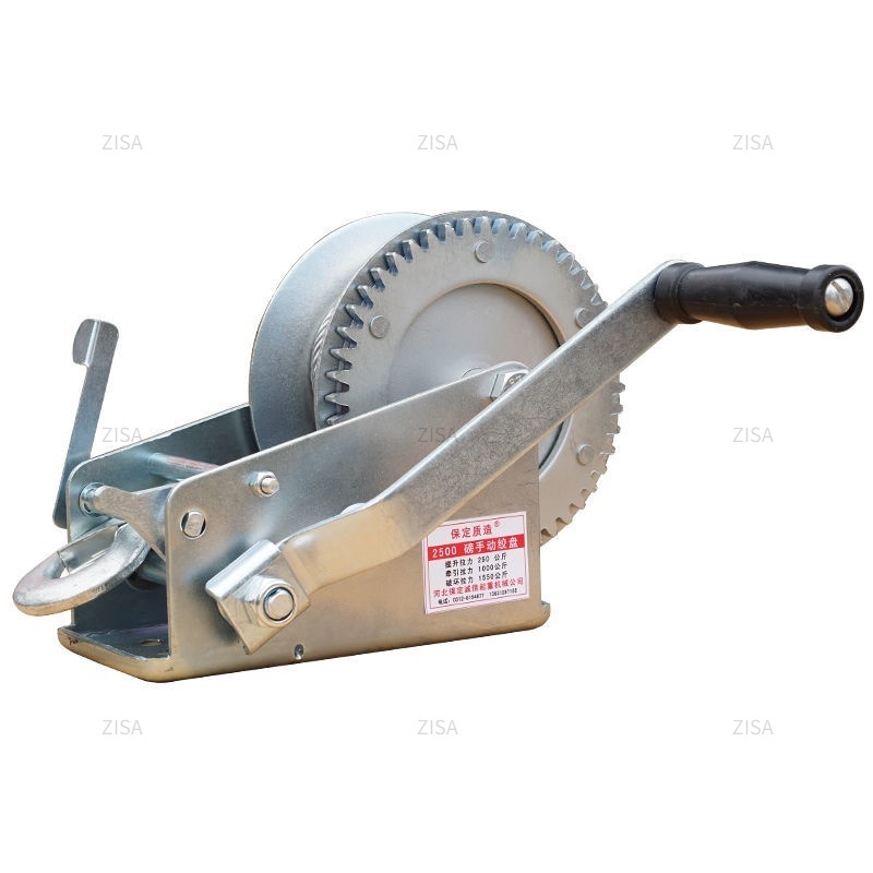 Household Hand-cranked Crane Lift Hand Winch Hand Powered Lift Hoister ...