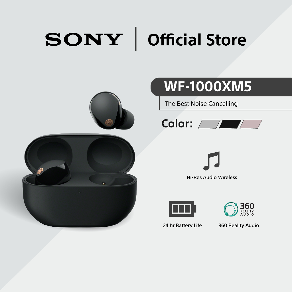 Sony WF-1000XM5 Wireless Earphones | Best Noise Cancelling Technology ...