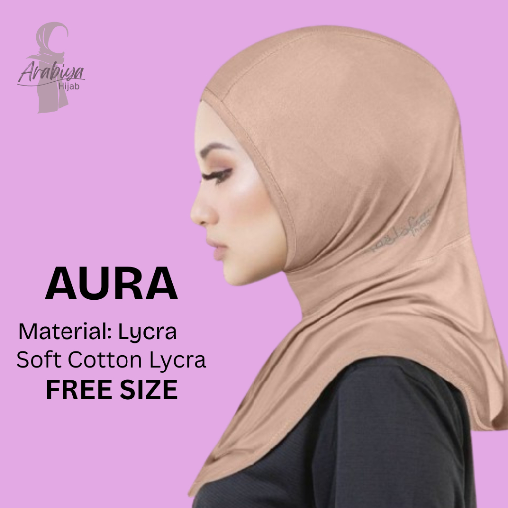 New Arrival! Tudung Sukaan Aura Sport Hijab Lycra Cotton 20 Color New ...