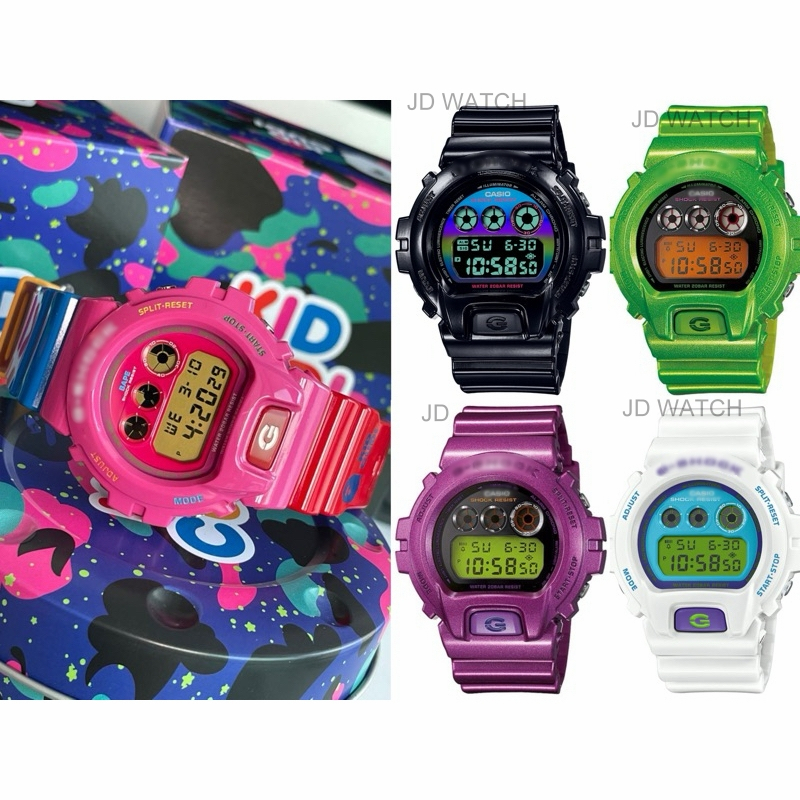 GS jam tangan DW 6900 Jam Biru CB2-CS4- Kid Kudi Crazy Colours | Shopee ...
