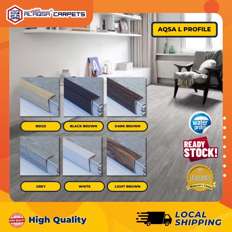Aqsa L-Profile Accessories SPC Flooring & Vinyl Flooring Penghujung ...