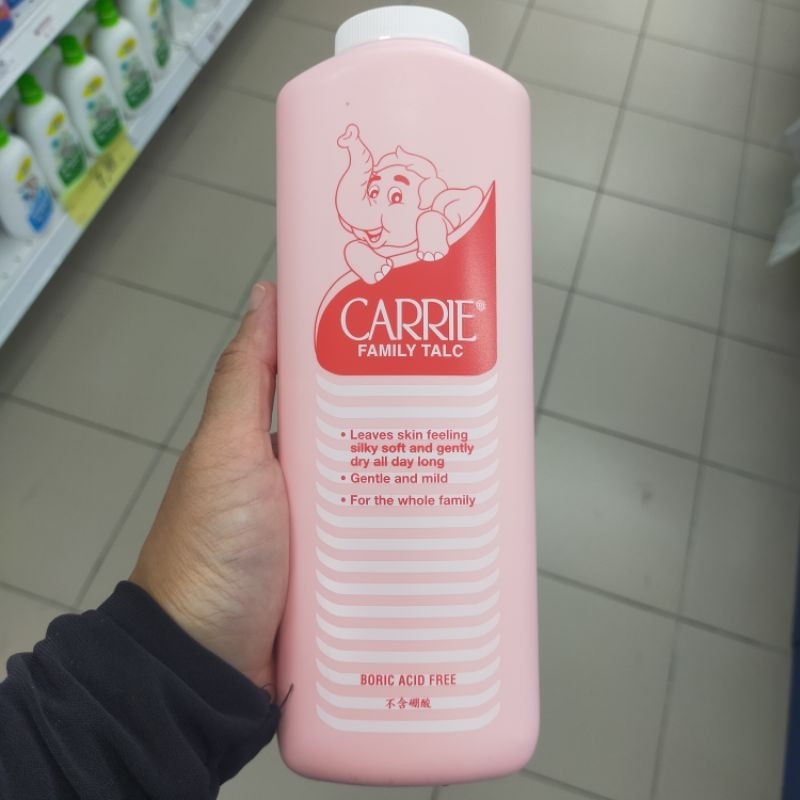 CARRIER FAMILY Talc Bedak Talkum 300g | Shopee Malaysia