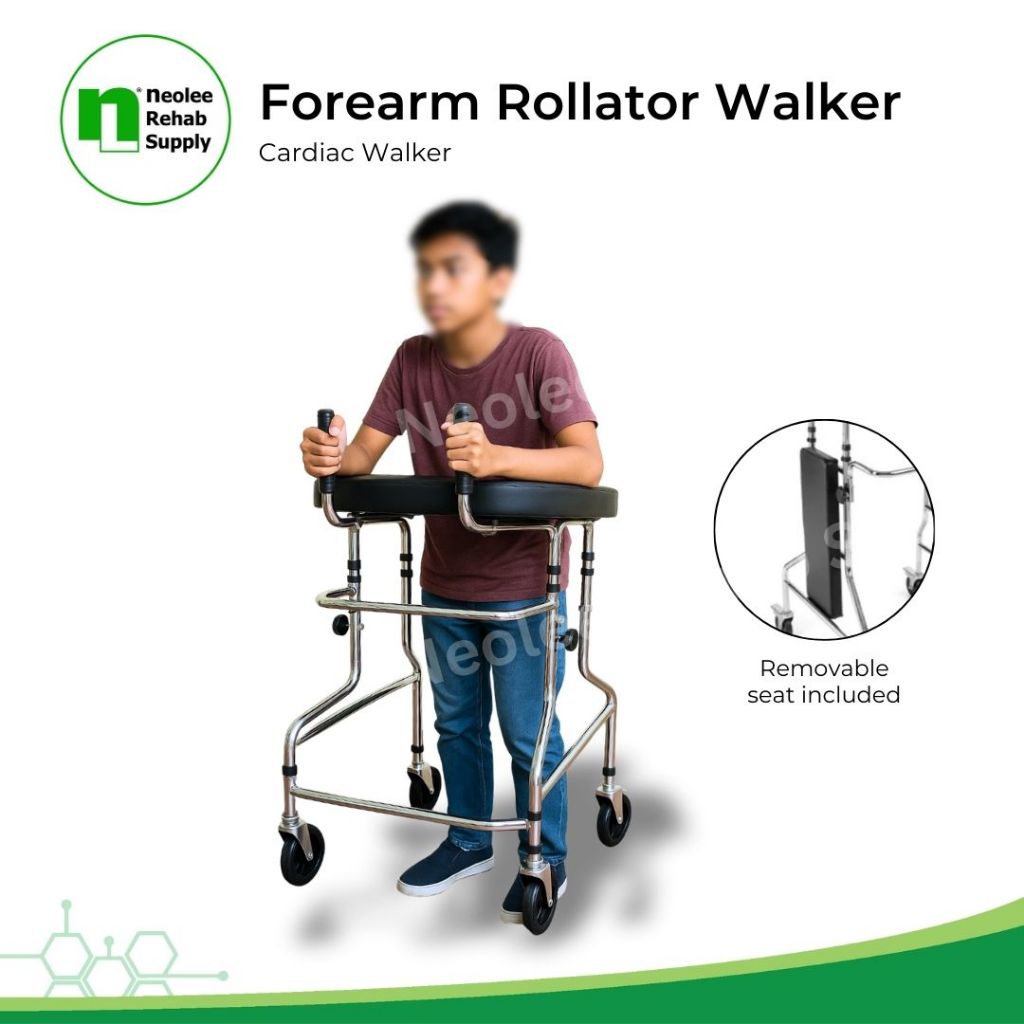 Forearm Rollator Walker (Cardiac Walker) | Stroke patient recovery ...