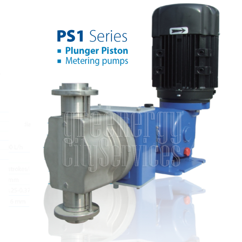 Seko PS1 (10L/Hr@20Bar) SS Plunger Piston 3Phase Metering Pump Spring ...