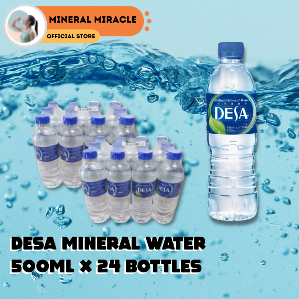 DESA Mineral Water (2 PACKS 500ml x 12 Bottles) | Shopee Malaysia