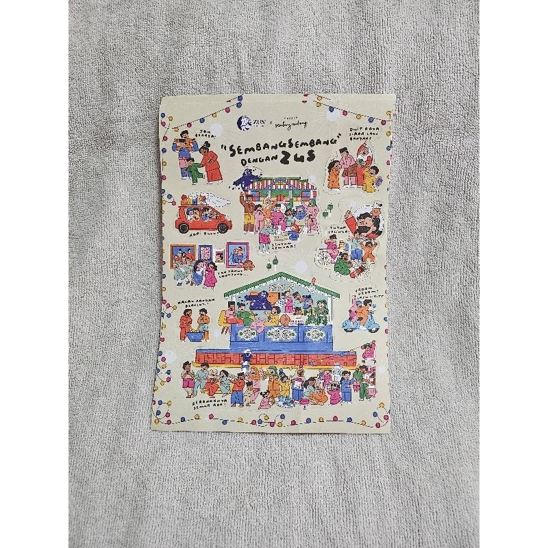Authentic Zus Coffee Stickers - 2025 Hari Raya Edition | Shopee Malaysia
