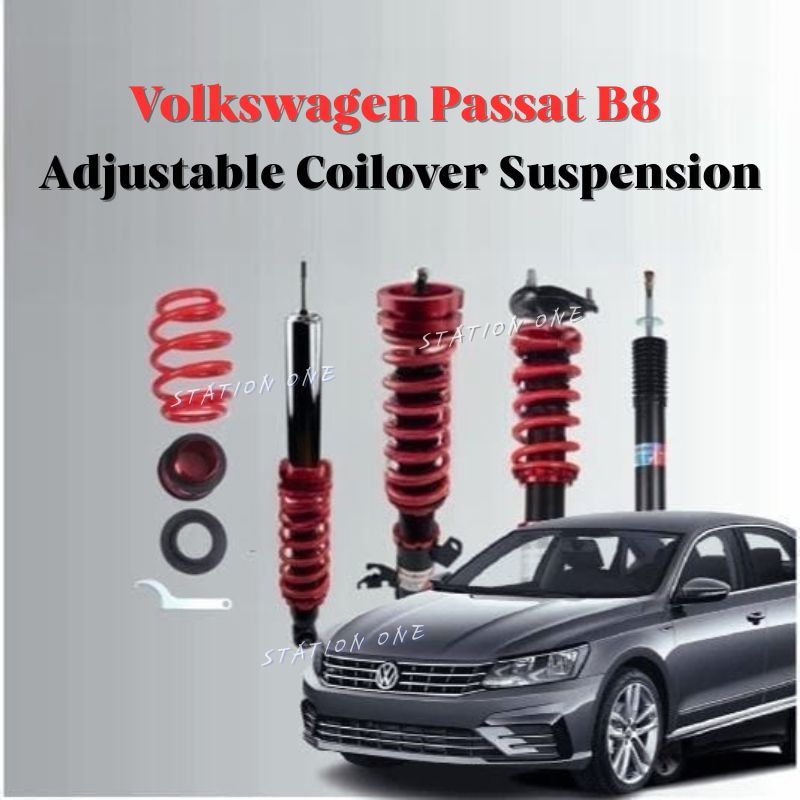 Volkswagen Passat B8 B8.5 (2016-2025) Adjustable Coilover Suspension ...