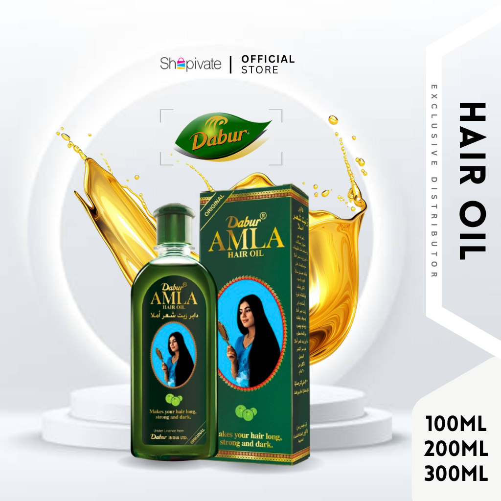 Dabur Amla Hair Oil Natural care with Amla, Natural Oils & Vitamin C For Long, Strong & Dark ...