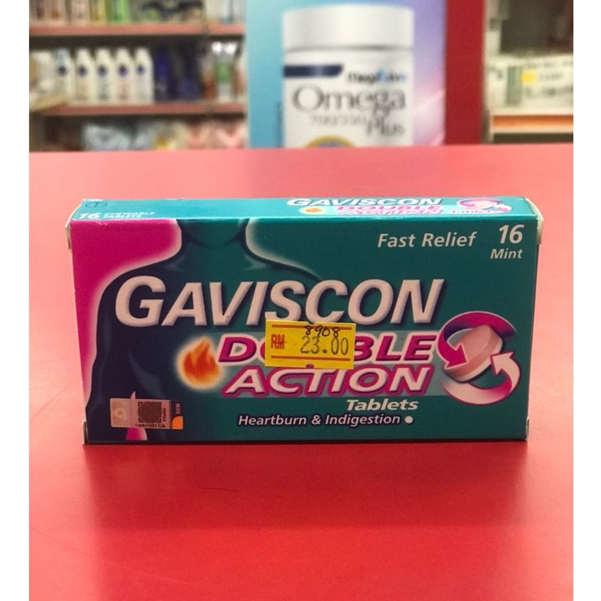 GOODLIFE CLEARANCE GAVISCON DOUBLE ACTION TAB 16'S(EXP:02/2026 ...
