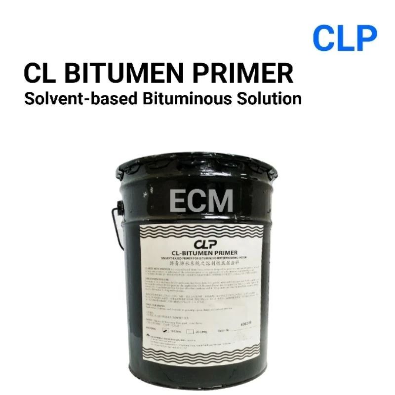 CL-BITUMEN PRIMER (18L) Solvent-Based Bituminous Waterproofing and Anti ...