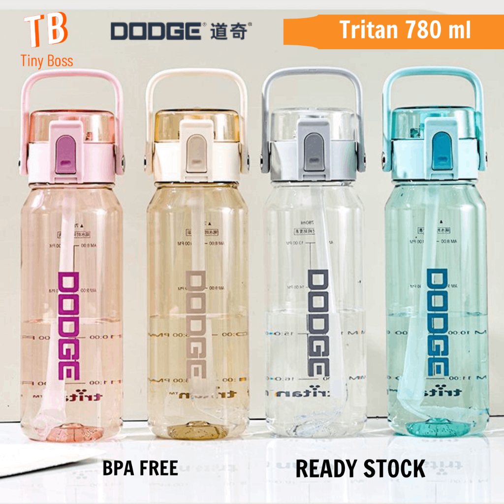 Dodge Tritan Bottle 780ML Tritan BPA-Free Plastic Water Bottle Up to 90 ...