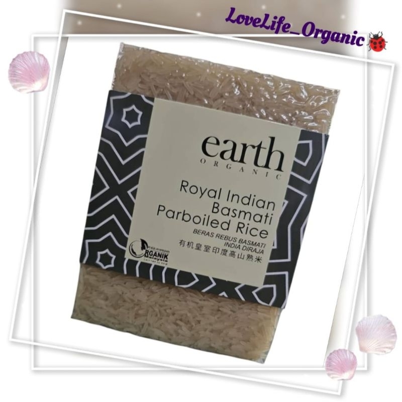 EARTH LIVING ORGANIC ROYAL INDIA BASMATI PARBOILED RICE900g EXP:10/2026 ...