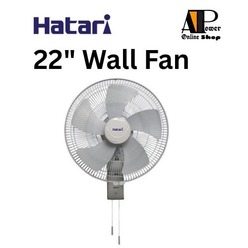 Hatari HD-I22M2 Industrial Wall Fan 22' Silver Grey | Shopee Malaysia