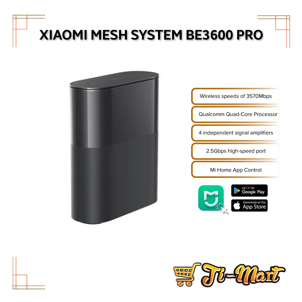 Xiaomi Mesh System BE3600 Pro | Wi-Fi 7 | 3570Mbps Speed | 2.5Gbps High ...