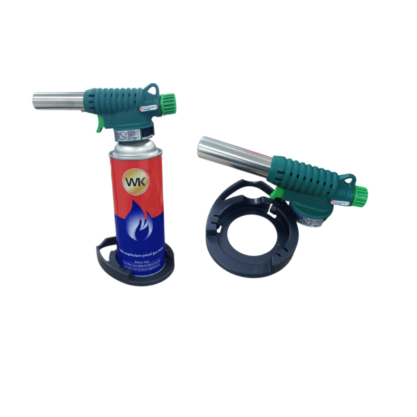 Portable Metal Flame Gun Butane Gas Torch Flaming Thrower Camping ...
