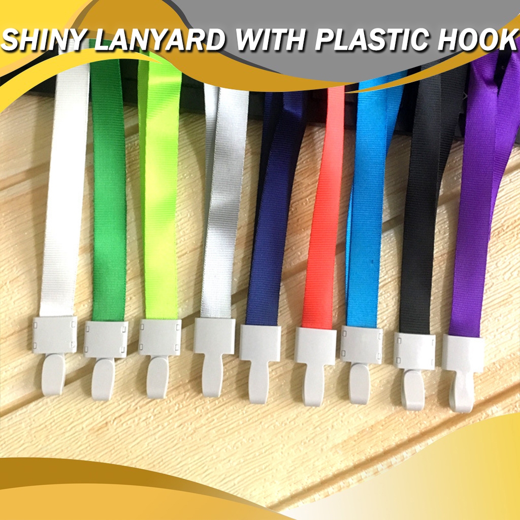 1 Pc 1.5cm Shiny Id Lace With Plastic Hook School Office Supplies ID ...