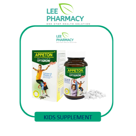 APPETON MULTIVITAMIN OPTIGROW PLUS 60's CHEWABLE [CALCIUM & VIT D ...