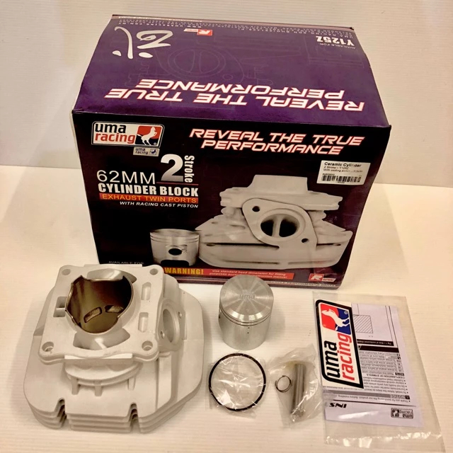 UMA RACING 62mm Yamaha 125Z 125ZR Y125Z Y125ZR Y125 62mm Racing Block ...