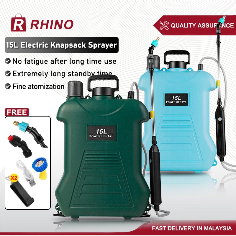 15L Electric Knapsack Sprayer Pam Racun Bateri Pump Racun Tong Racun ...