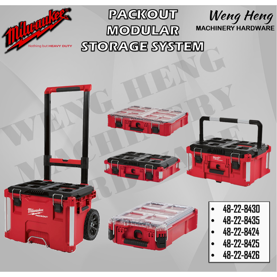 Milwaukee Packout Tool Box Storage Box - 48-22-8435 / 48-22-8430 / 48 ...