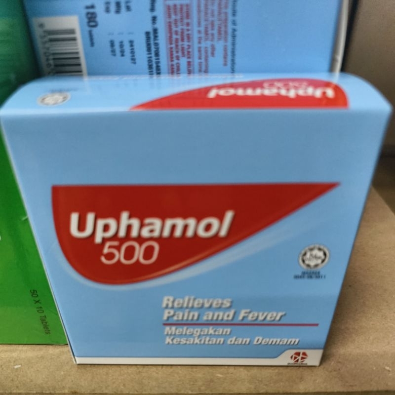 Uphamol 500mg Tablets (10's x 18 Strips) exp:9/27 UPHAMOL 500MG BOX ...