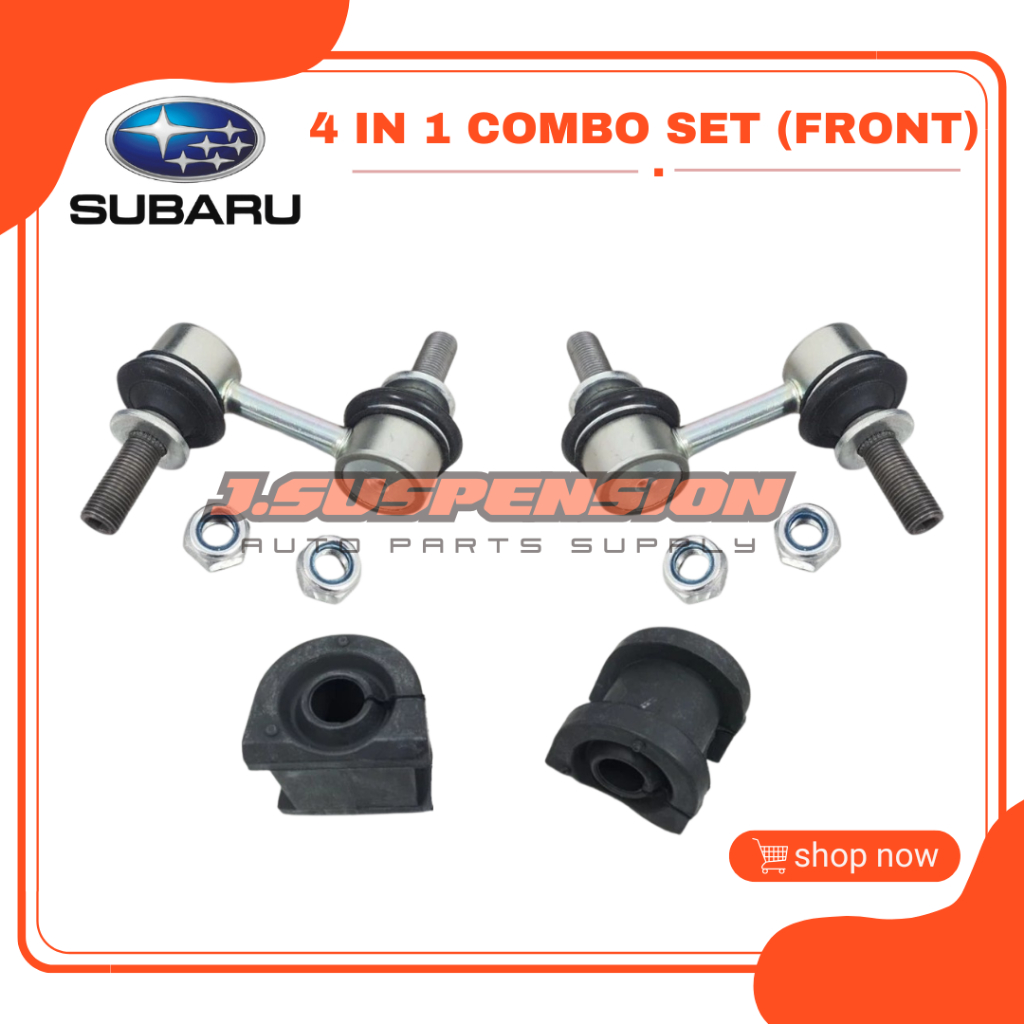 [4 IN 1] OEM Front & Rear Absorber Link / Stabilizer Bush - Subaru XV ...