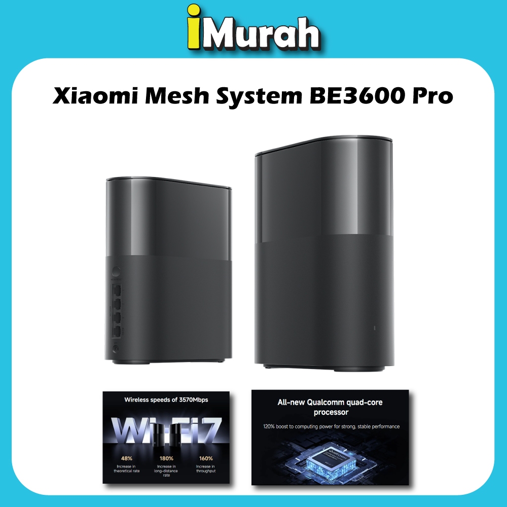Xiaomi Mesh System BE3600 Pro [WiFi 7 3570Mbps | NFC quick connection ...