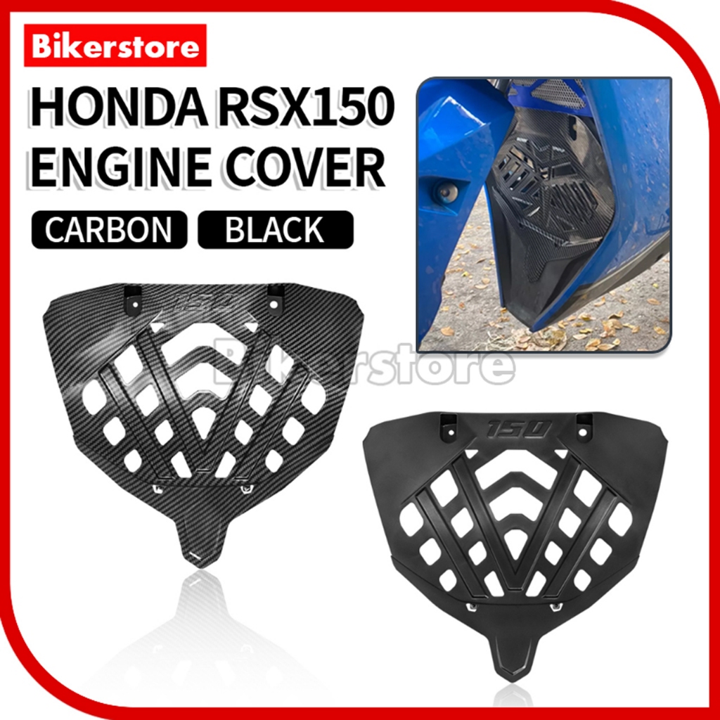 RSX RS-X150 Engine Cover Radiator Cover Black Carbon Net Coolant Tank ...