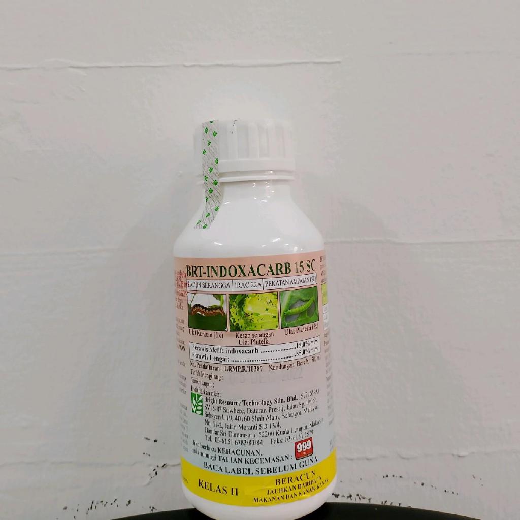 BRT-INDOXACARB 15SC 500ML ( Racun Serangga / Racun Ulat / Ulat Plutella ) 100% Original | Shopee ...