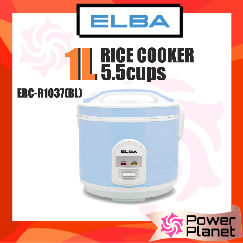Elba 1L Jar Rice Cooker Blue ERC-R1037(BL) ERCR1037BL / Midea 1.0L MB ...