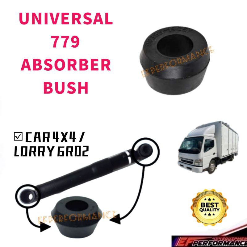 UNIVERSAL 779 ABSORBER BUSH SMALL FOR CAR 4X4 LORRY GR02 16MM X 30MM X ...