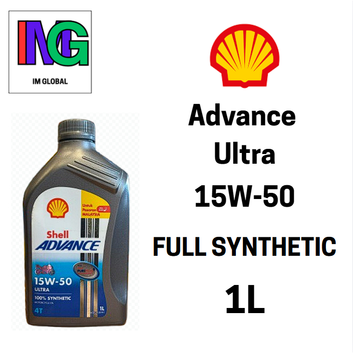 ORIGINAL SHELL MALAYSIA Advance Ultra 15W-50 1L | Shopee Malaysia