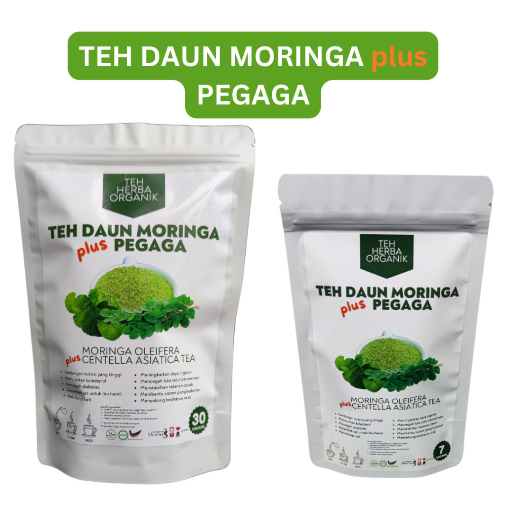 Teh 𝐌𝐎𝐑𝐈𝐍𝐆𝐀 𝐩𝐥𝐮𝐬 𝐏𝐄𝐆𝐀𝐆𝐀 (Teh MoriPeg) | Moringa Oleifera plus Centella ...