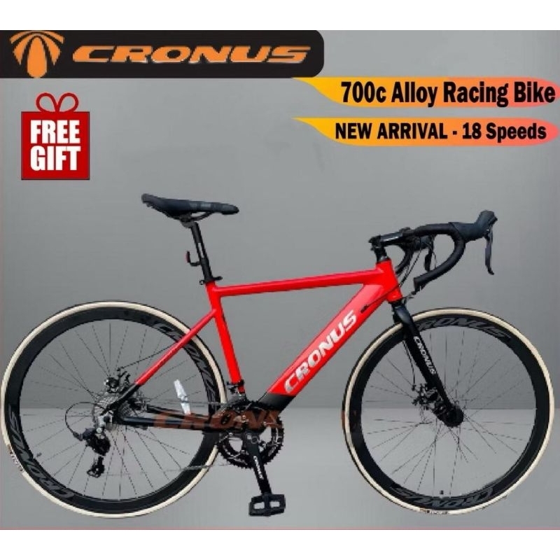 🔥PROMO🔥 READY STOCK CRONUS 18 SPEED ROAD BIKE | Shopee Malaysia