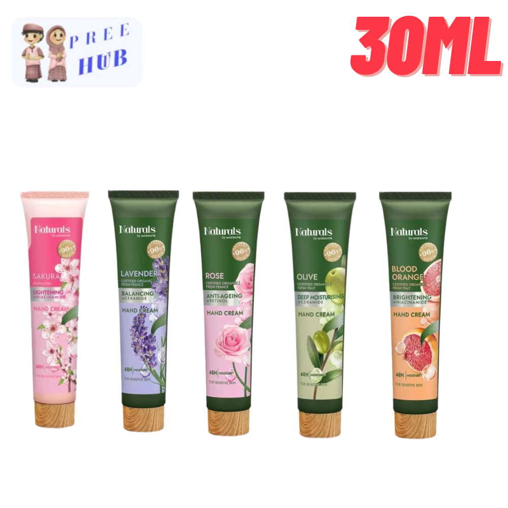 NATURALS BY WATSONS Hand Cream (30ml) | Shopee Malaysia