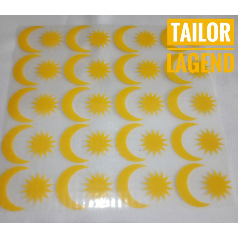 STICKER BULAN BINTANG LIMITED EDITION (harga borong) | Shopee Malaysia