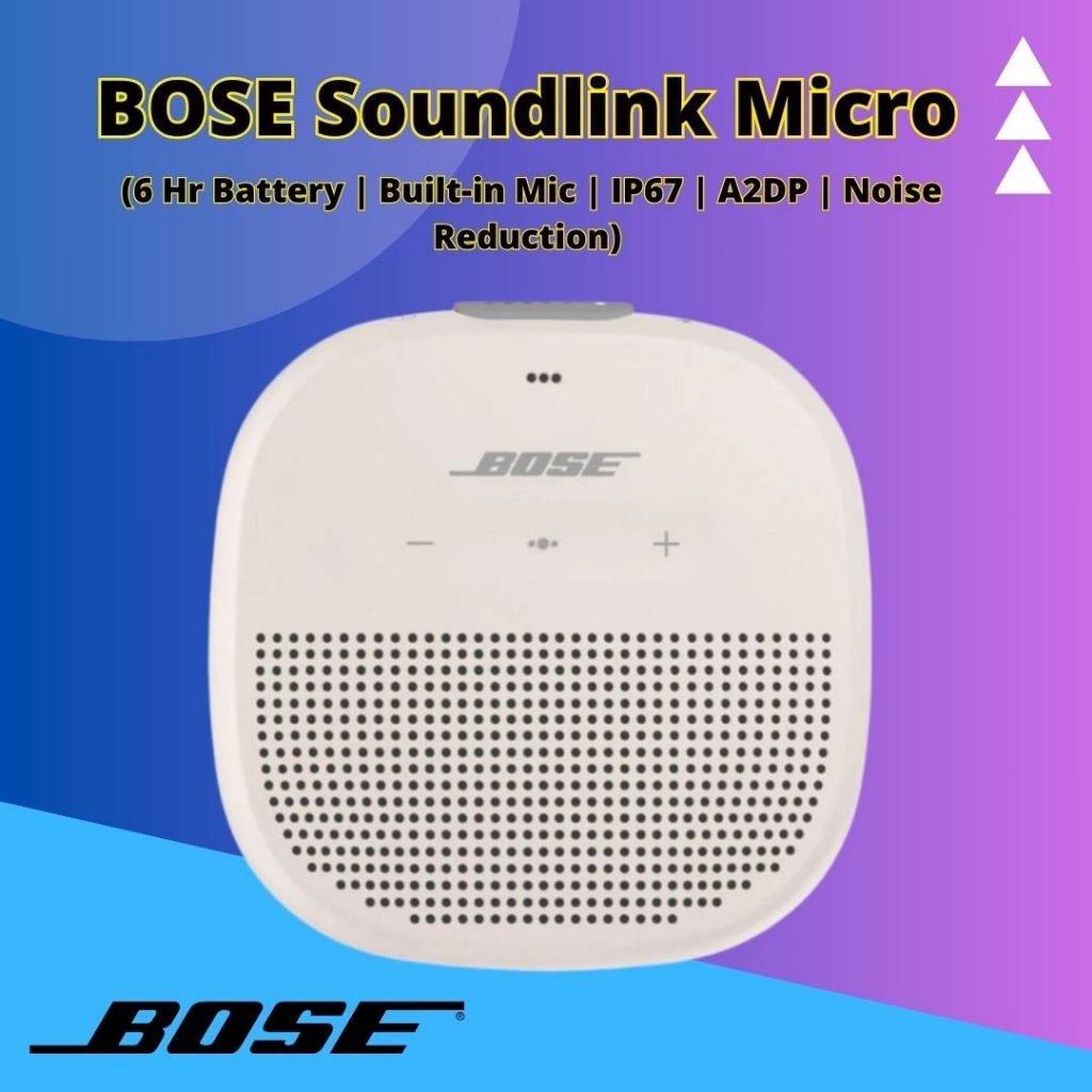 (NEW) Bose SoundLink Micro bluetooth Speaker (6 Hr Battery | Built-in ...