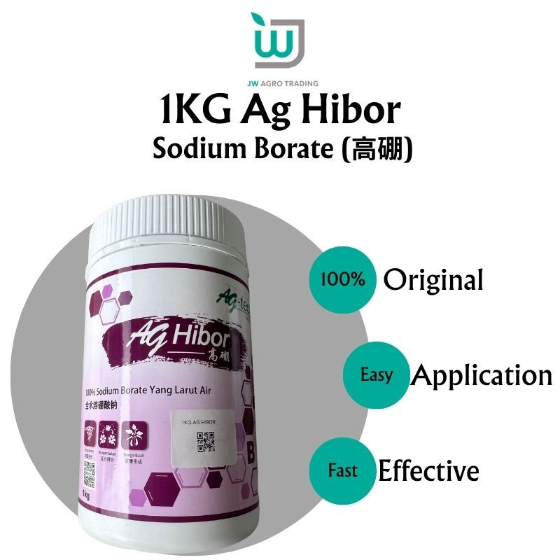 1KG Ag-tech Ag Hibor | Sodium Borate Yang Larut Air | 高硼 | Shopee Malaysia